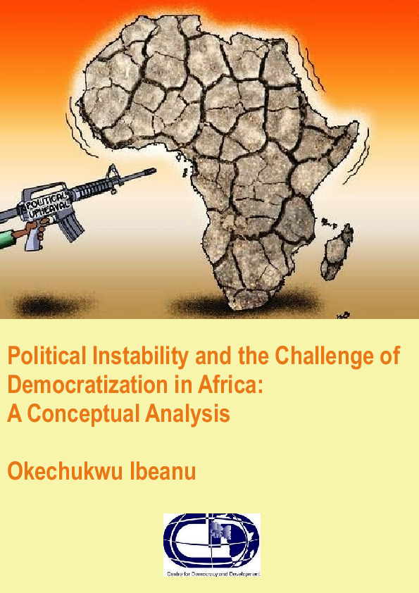 (PDF) Political Instability and the Concept of Democraticization In Africa