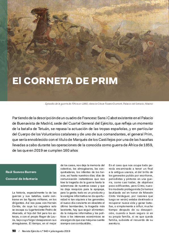 (PDF) El corneta del general Prim