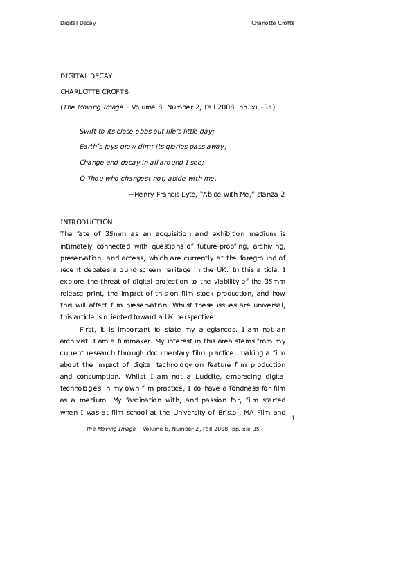 (PDF) Digital Decay
