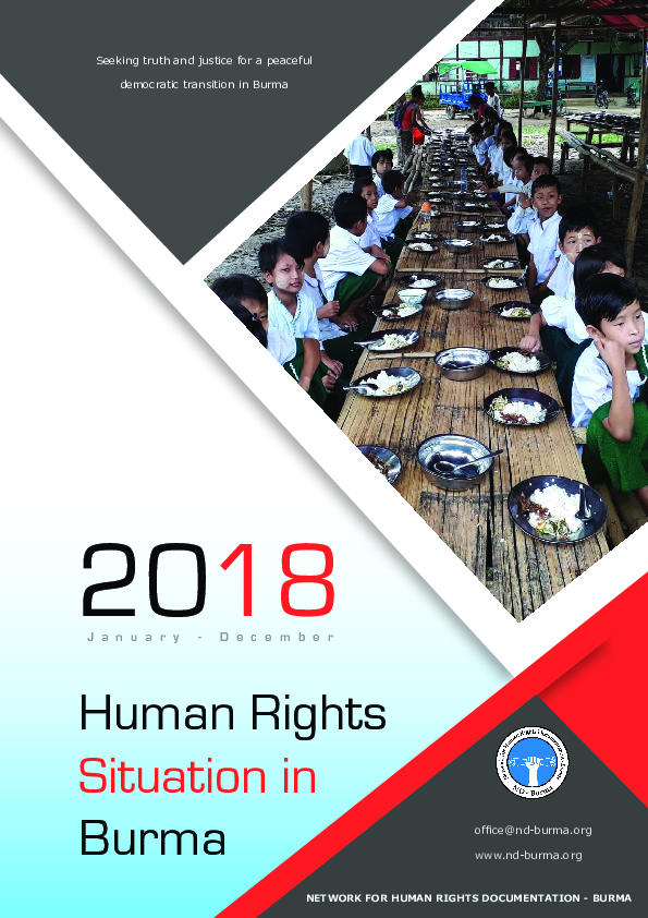 (PDF) Human Rights Situation Update in Burma, January to December 2018