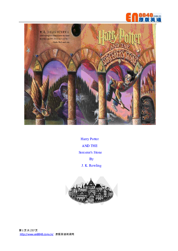 (PDF) Harry Potter AND THE Sorcerer's Stone | Rui Fan - Academia.edu