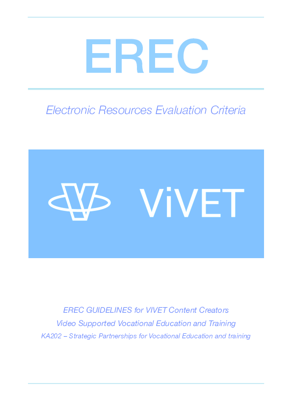 (PDF) EREC Electronic Resources Evaluation Criteria