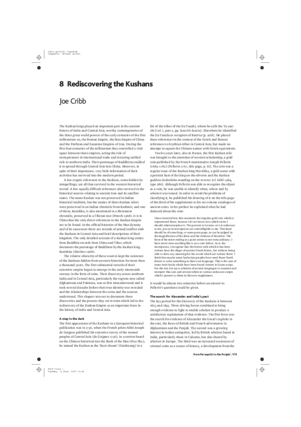 (PDF) Rediscovering the Kushans, in From Persepolis to the Punjab, by ...