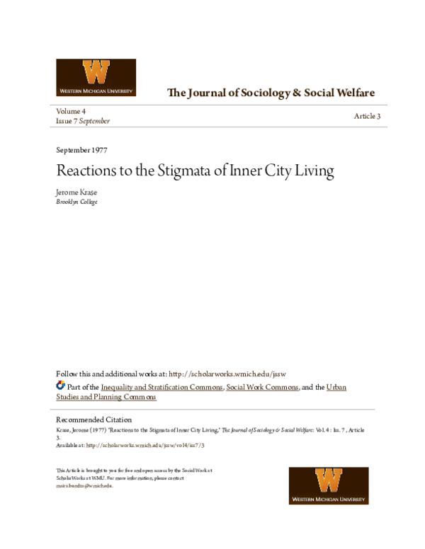 (PDF) Stigmatized Places, Stigmatized People: Crown Heights and ...