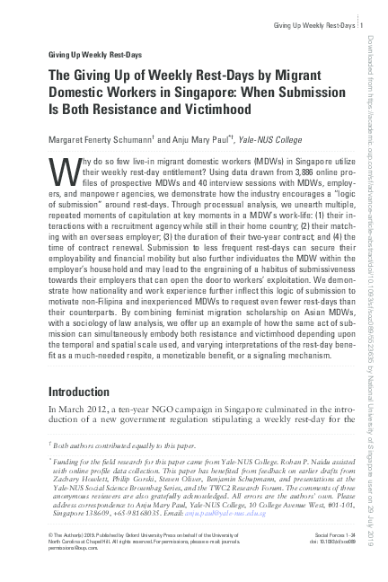 (PDF) Giving Up Weekly Rest-Days The Giving Up of Weekly Rest-Days by ...