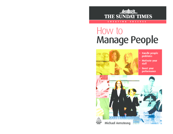 (PDF) How To Manage People