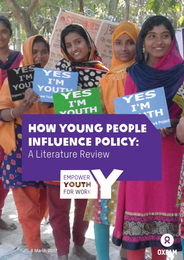 (PDF) How Young People Influence Policy: A Literature Review