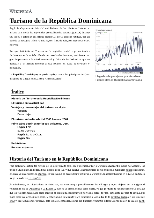 (PDF) Turismo de la República Dominicana