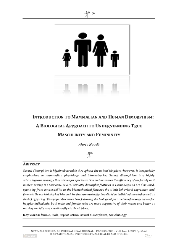 (PDF) INTRODUCTION TO MAMMALIAN AND HUMAN DIMORPHISM: A BIOLOGICAL ...