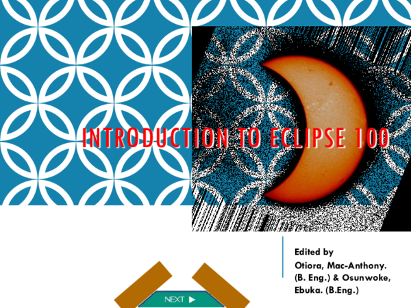 (PPT) ECLIPSE Training Module (Elite Solutions)