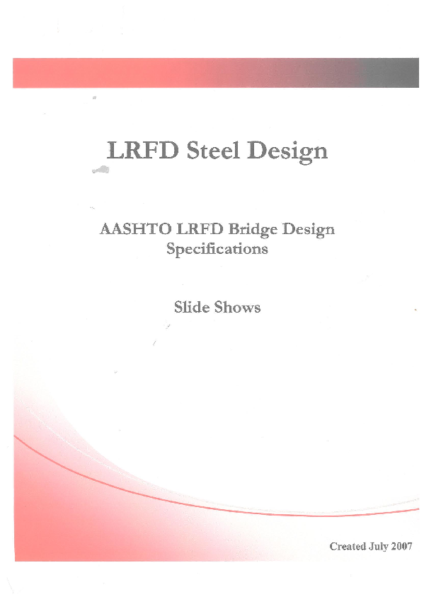 (PDF) LRFD Steel Design