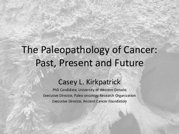(PPT) The Paleopathology of Cancer: Past, Present and Future