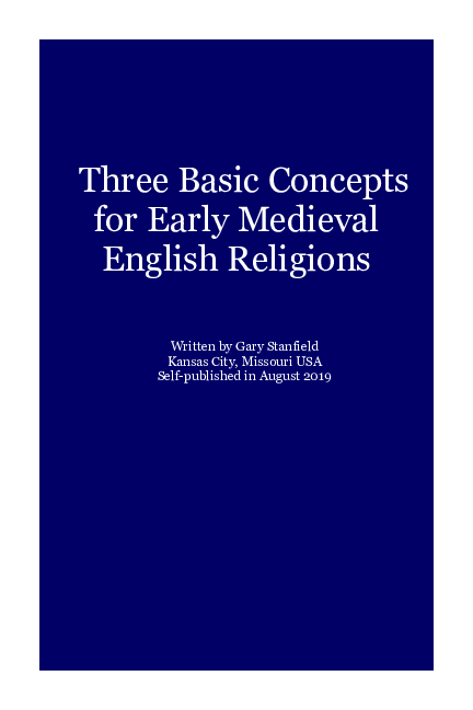 (PDF) Three Basic Concepts for Early Medieval English Religions