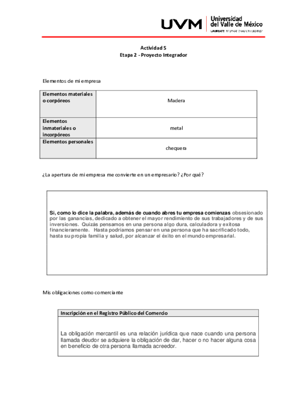 (DOC) Actividad 5 Etapa 2 -Proyecto Integrador