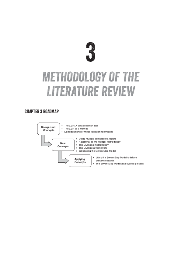 (PDF) 3 METHODOLOGY OF THE LITERATURE REVIEW Chapter 3 Roadmap Background Concepts