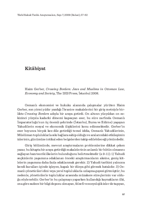 (PDF) Kitabiyat - Haim Gerber, Crossing Borders Jews and Muslims in ...