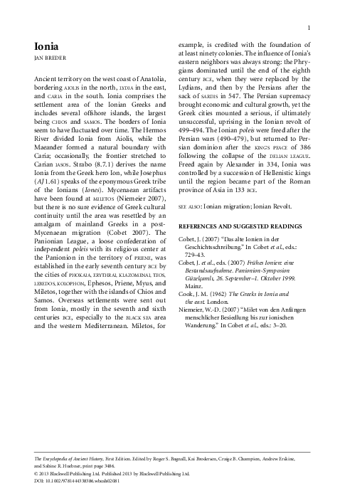 (PDF) Ionia