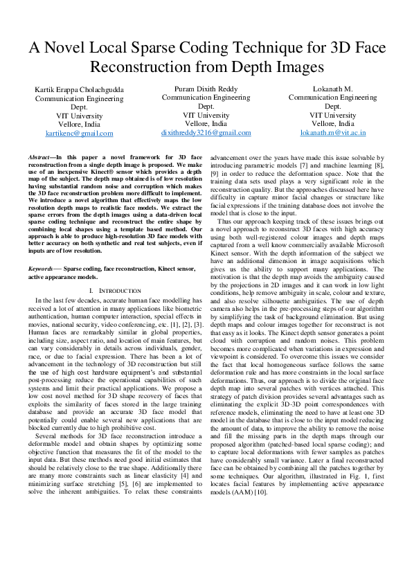 (PDF) A Novel Local Sparse Coding Technique for 3D Face Reconstruction ...