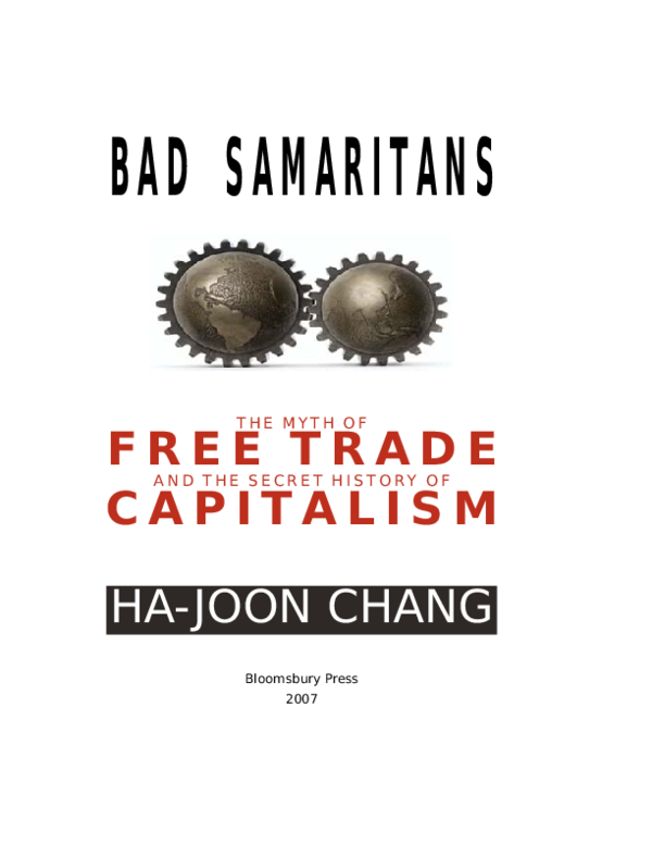(PDF) Ha joon chang bad samaritans