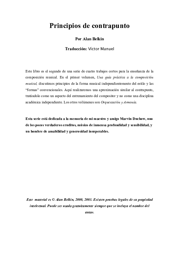 (PDF) Libro Contrapunto