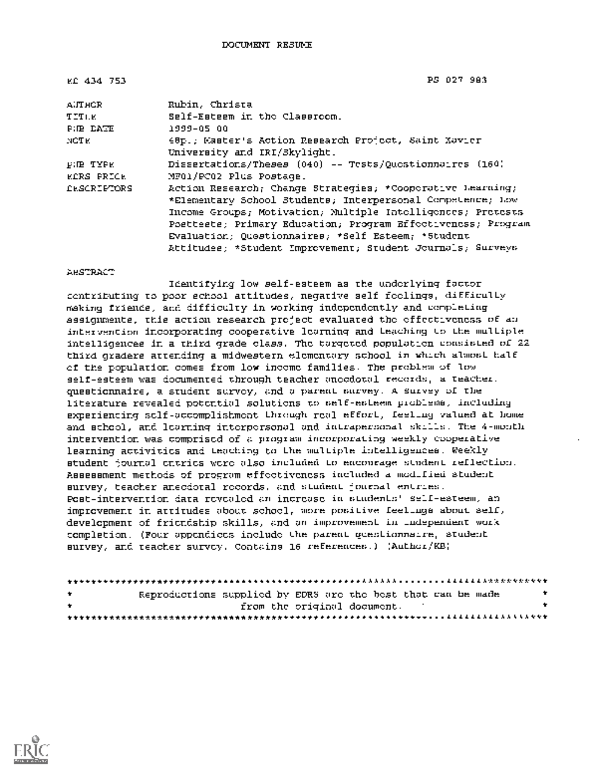 (PDF) Reproductions supplied by EDRS are the best that can be made from ...