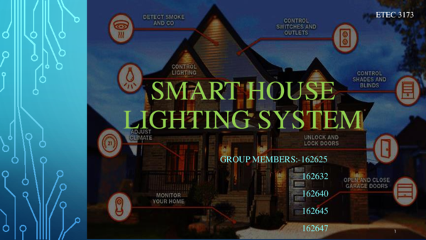 Pdf Smart House Lighting System
