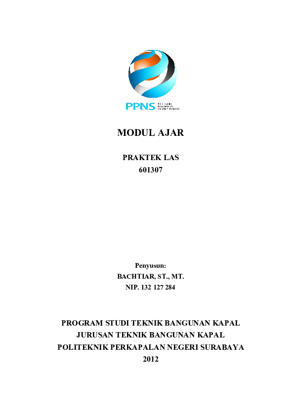 (PDF) MODUL AJAR PRAKTEK LAS 601307