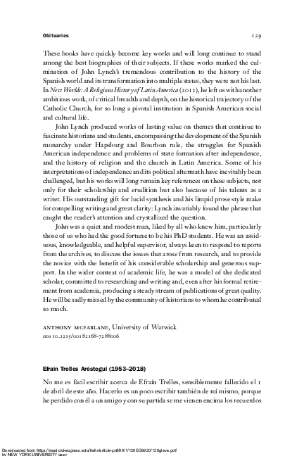 (PDF) Efraín Trelles (1953-2018) Recuerdo de un amigo