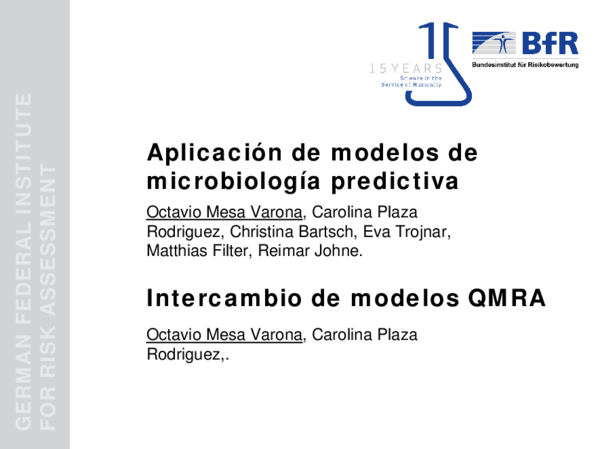 (PDF) Aplicación de modelos de microbiología predictiva Intercambio de ...