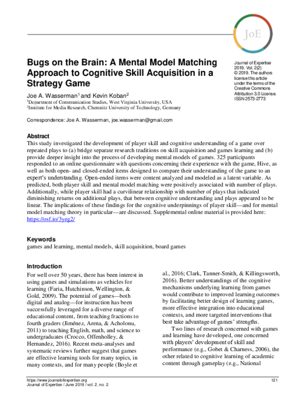(PDF) Bugs on the Brain: A Mental Model Matching Approach to Cognitive ...