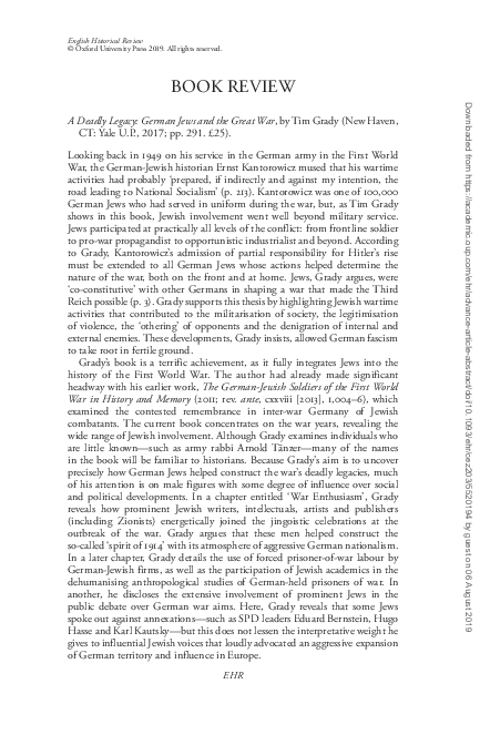 (PDF) Review- Tim Grady A Deadly Legacy