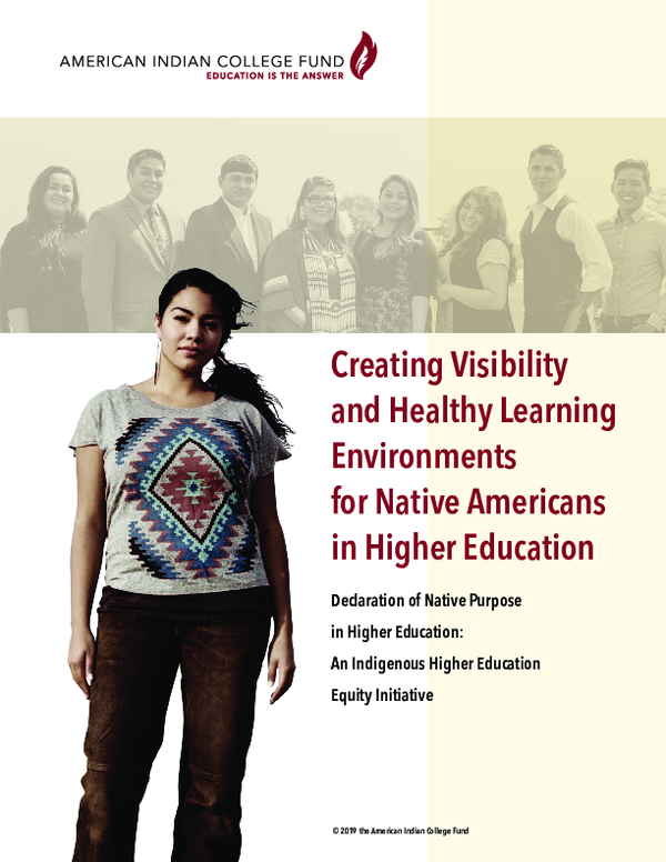 (PDF) Creating Visibility and Healthy Learning Environments for Native ...