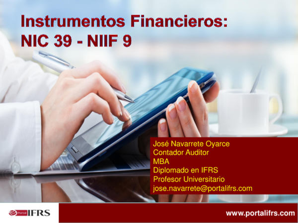(PDF) Presentación NIC 39 IFRS