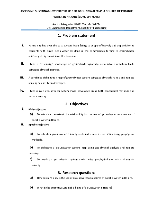 (DOC) Problem statement