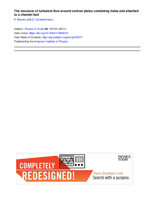 Pdf Effect Of A Canopy Patch Made Of Streamwise Oriented Plates On Turbulence In An Open