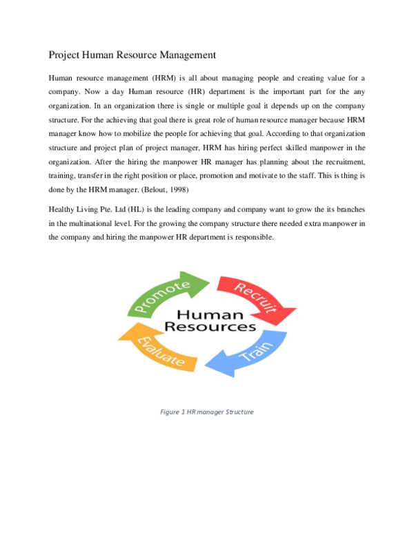 (DOC) Project Human Resource Management