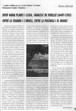 (PDF) Josep Maria Planes i Closa, Francesc Perelló (1640?-1703): entre ...