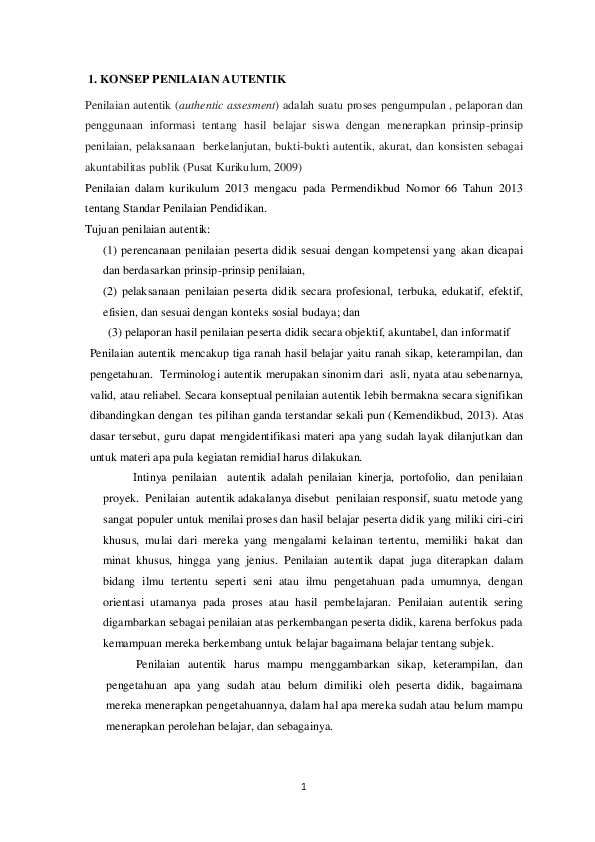 (PDF) Bahan Penilaian Autentik plpg 2015(1)