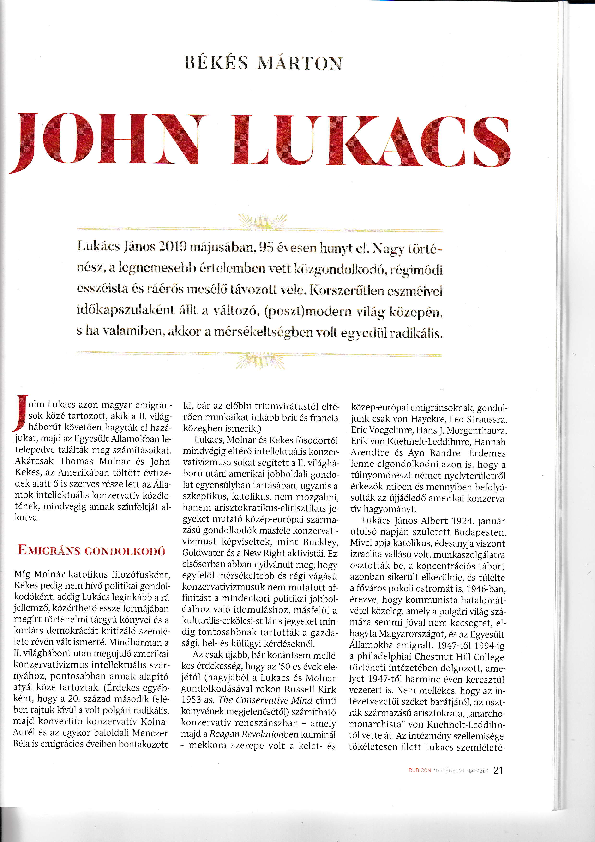 (PDF) John Lukacs
