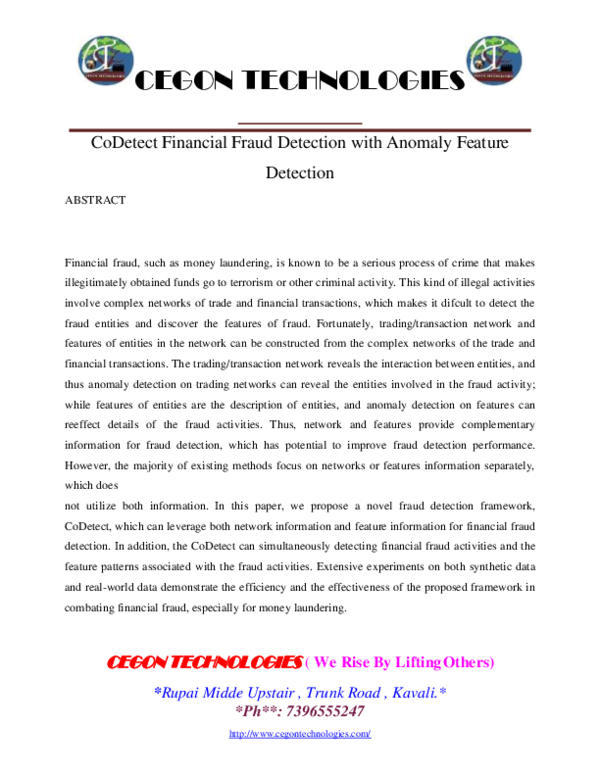Pdf Cegon Technologies Cegon Technologies We Rise By Lifting Others