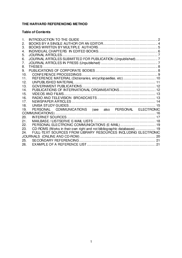 (PDF) BM Harvard+Reference+Guide