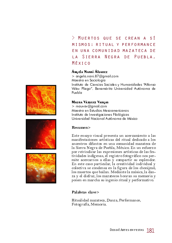 (PDF) Ángela Nanni y Maura Vázquez - Muertos que se Crean a sí Mismos ...