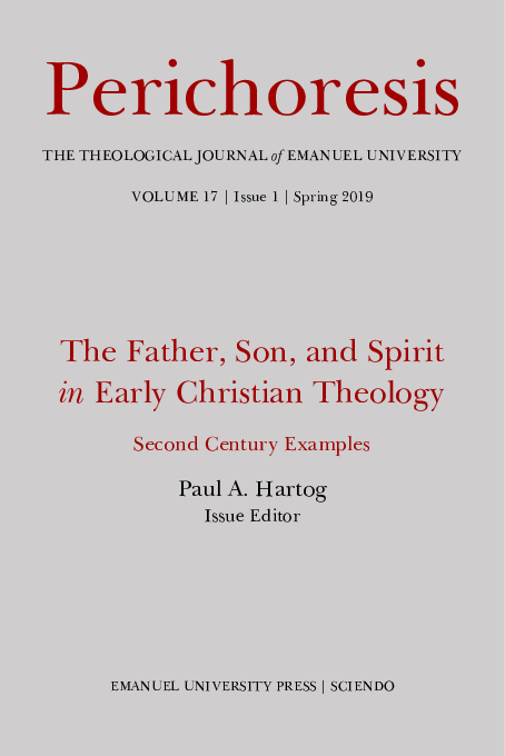 (PDF) Perichoresis 17.1 (2019)