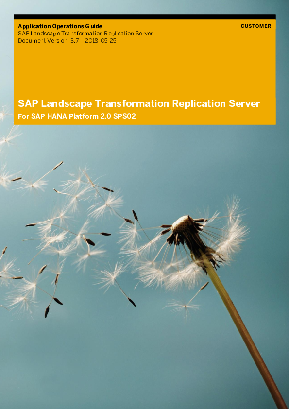 (PDF) Application Operations Guide SAP Landscape Transformation ...