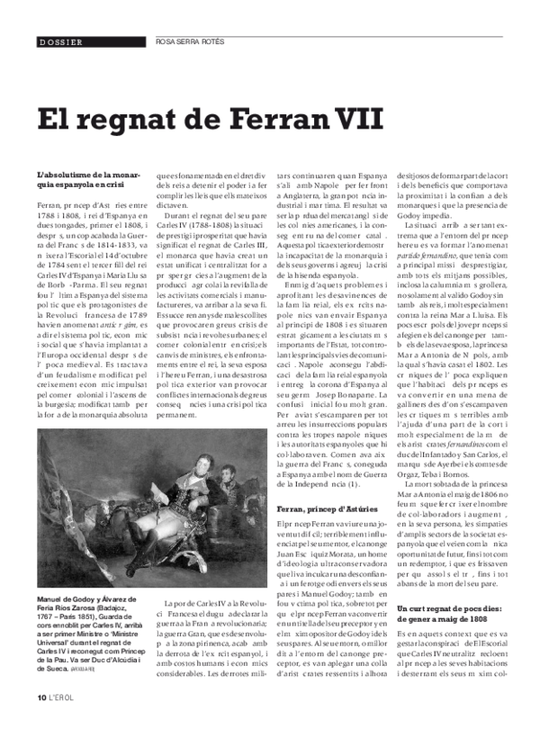 (PDF) El regnat de Ferran VII