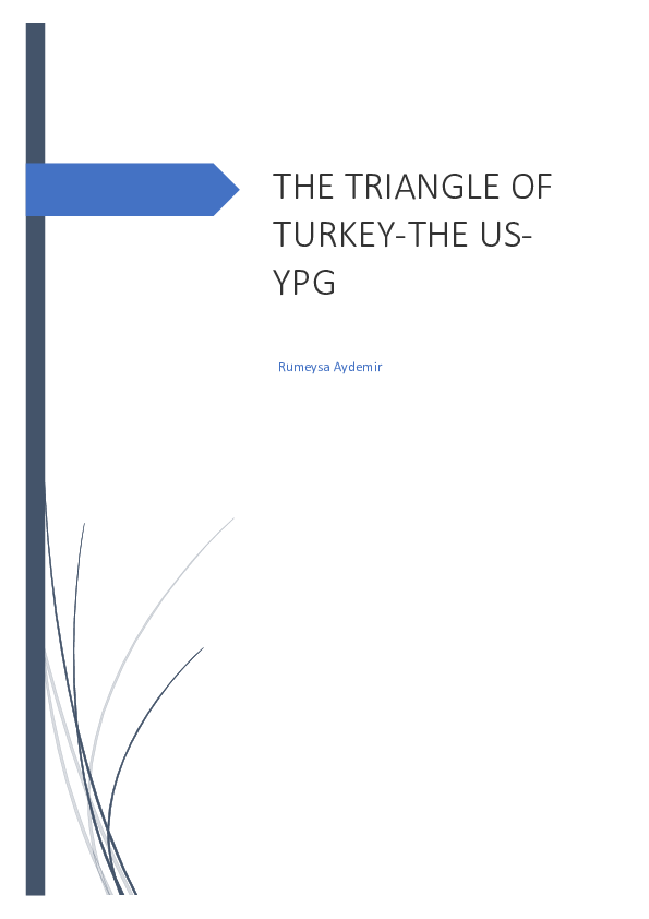 (DOC) THE TRIANGLE OF TURKEY-THE US-YPG