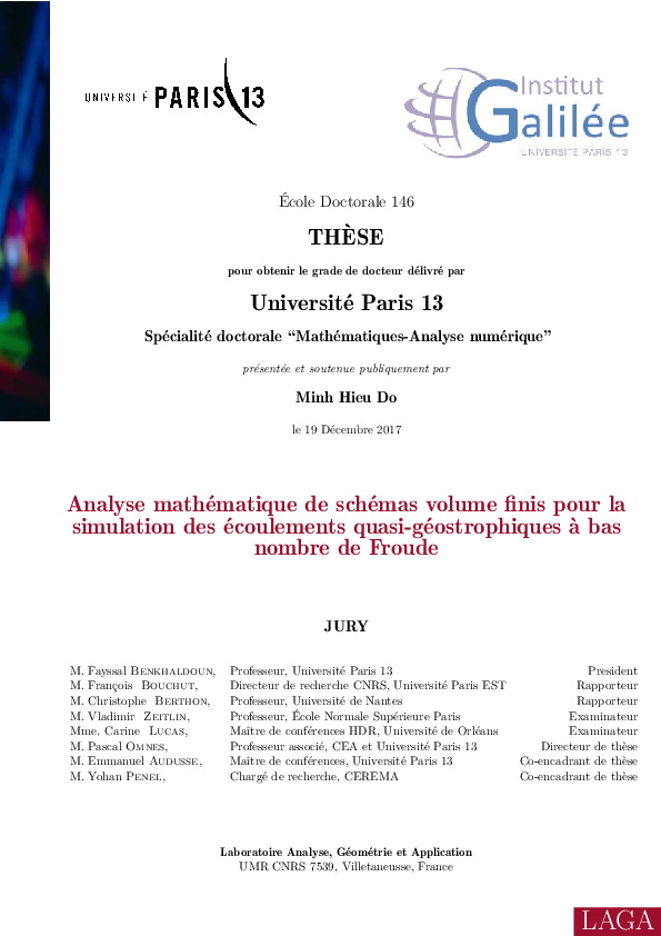 (PDF) Mathematical analysis of finite volume schemes for the simulation ...