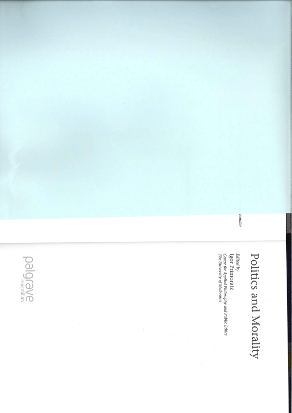(PDF) Noble Cause Corruption in Politics