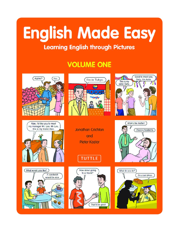 (PDF) English Made Easy Learning English Through Pictures VOLUME ONE
