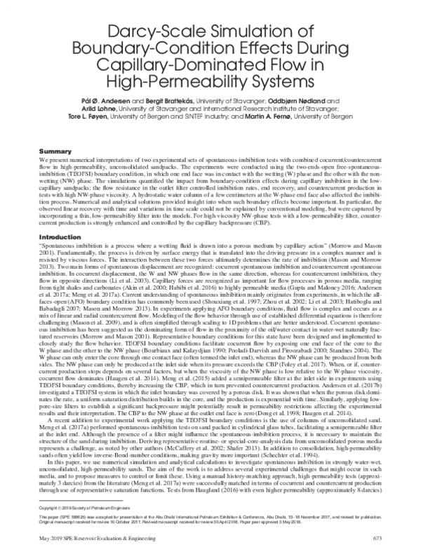 (PDF) Darcy-Scale Simulation of Boundary-Condition Effects During ...